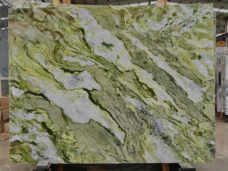 Spring Green marble slabs , jade green - Natural stone & marble Tile ...