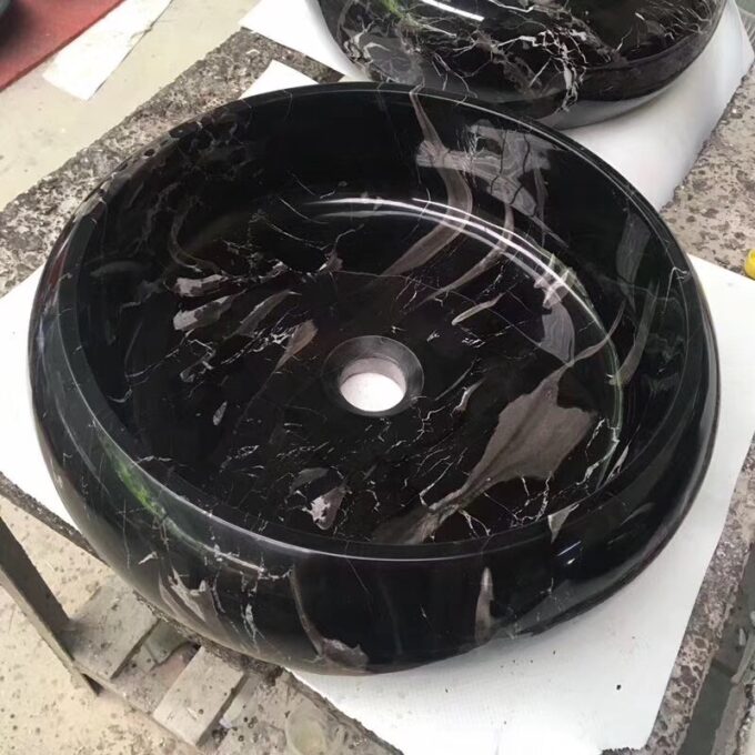 Dragon black sink , Vessel Bathroom Sink, Powder Room Sink Custom ...