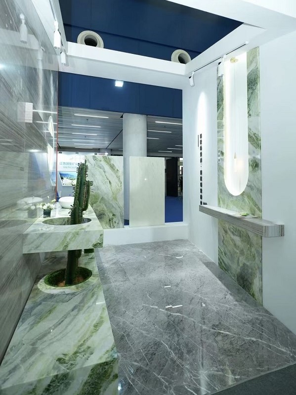 Spring Green marble slabs , jade green - PhoenixTileMosaic