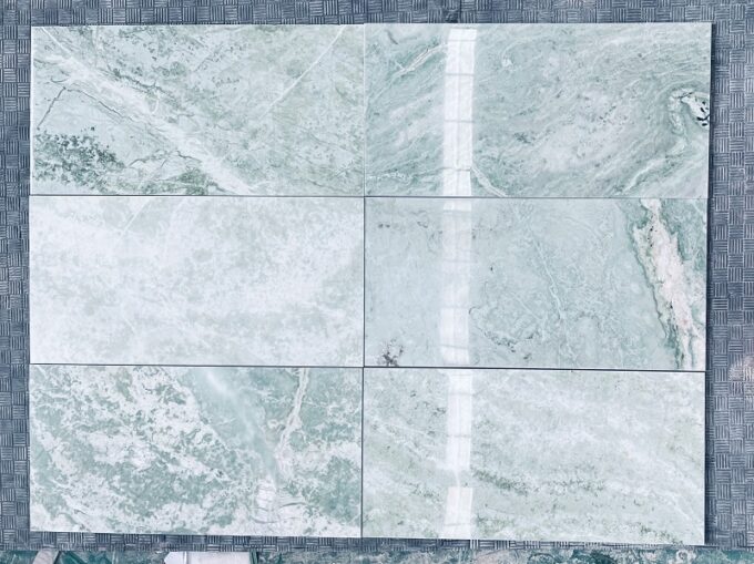 New Ming Green Marble Tile, green marble tile - PhoenixTileMosaic